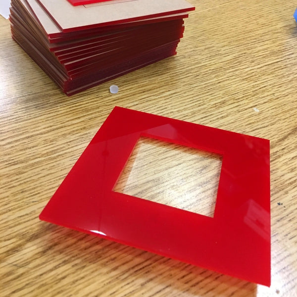 Acrylic Sheet, Translucent Red (#2283) – MakerKraft
